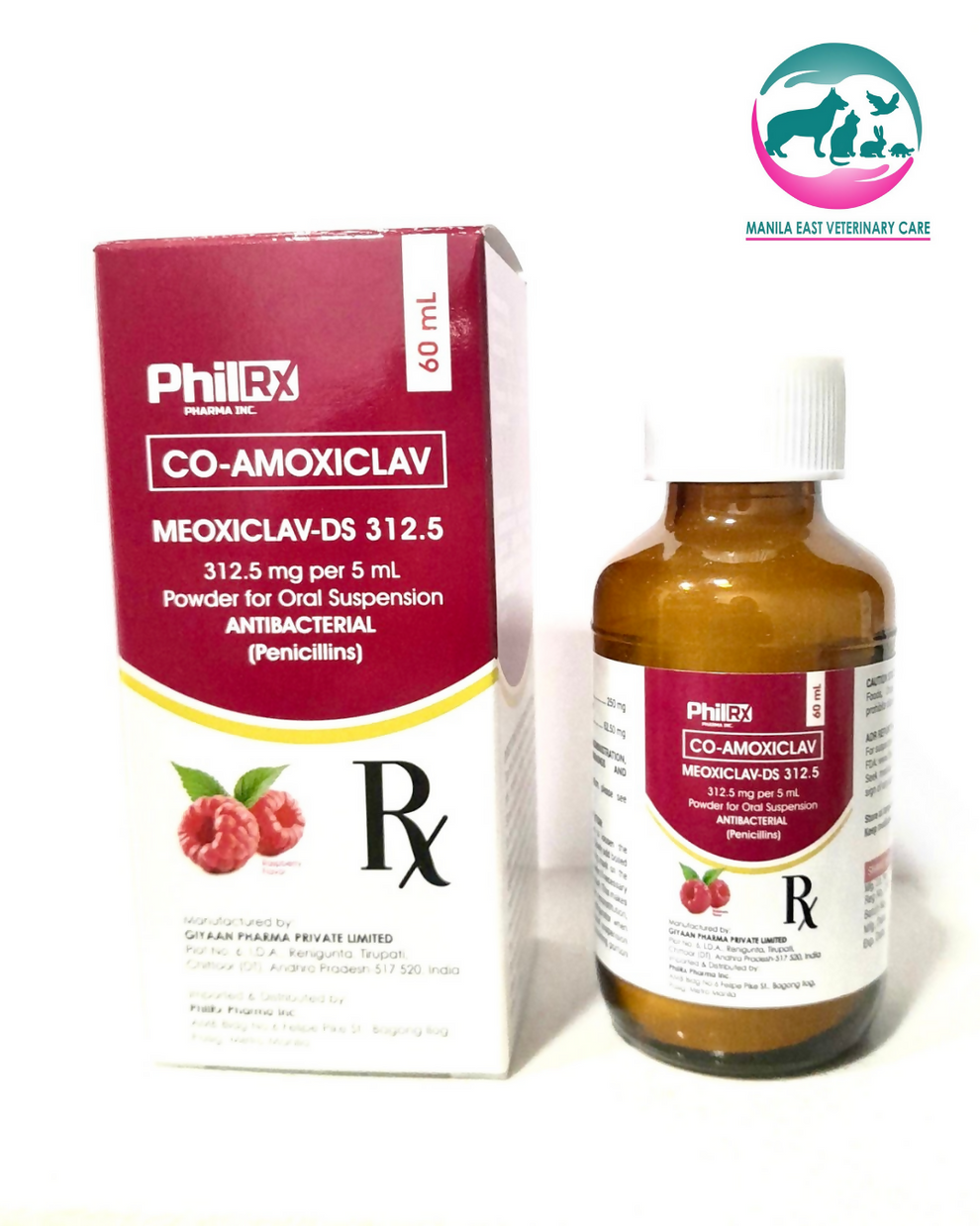 CO-AMOXICLAV (MEOXICLAV-DS) 312.5MG/5ML ORAL SUSPENSION (PRESCRIPTION ...